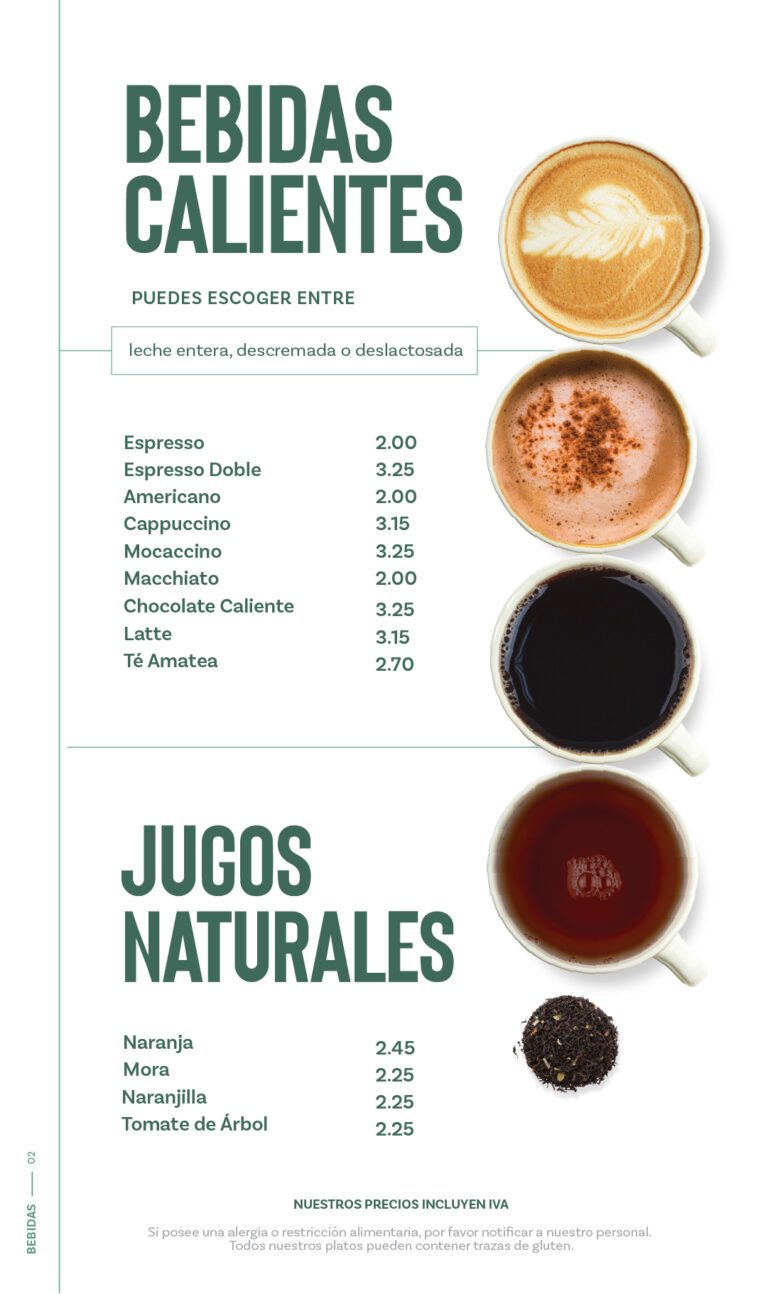 Menú Digital Cumbayá – Ambrosia